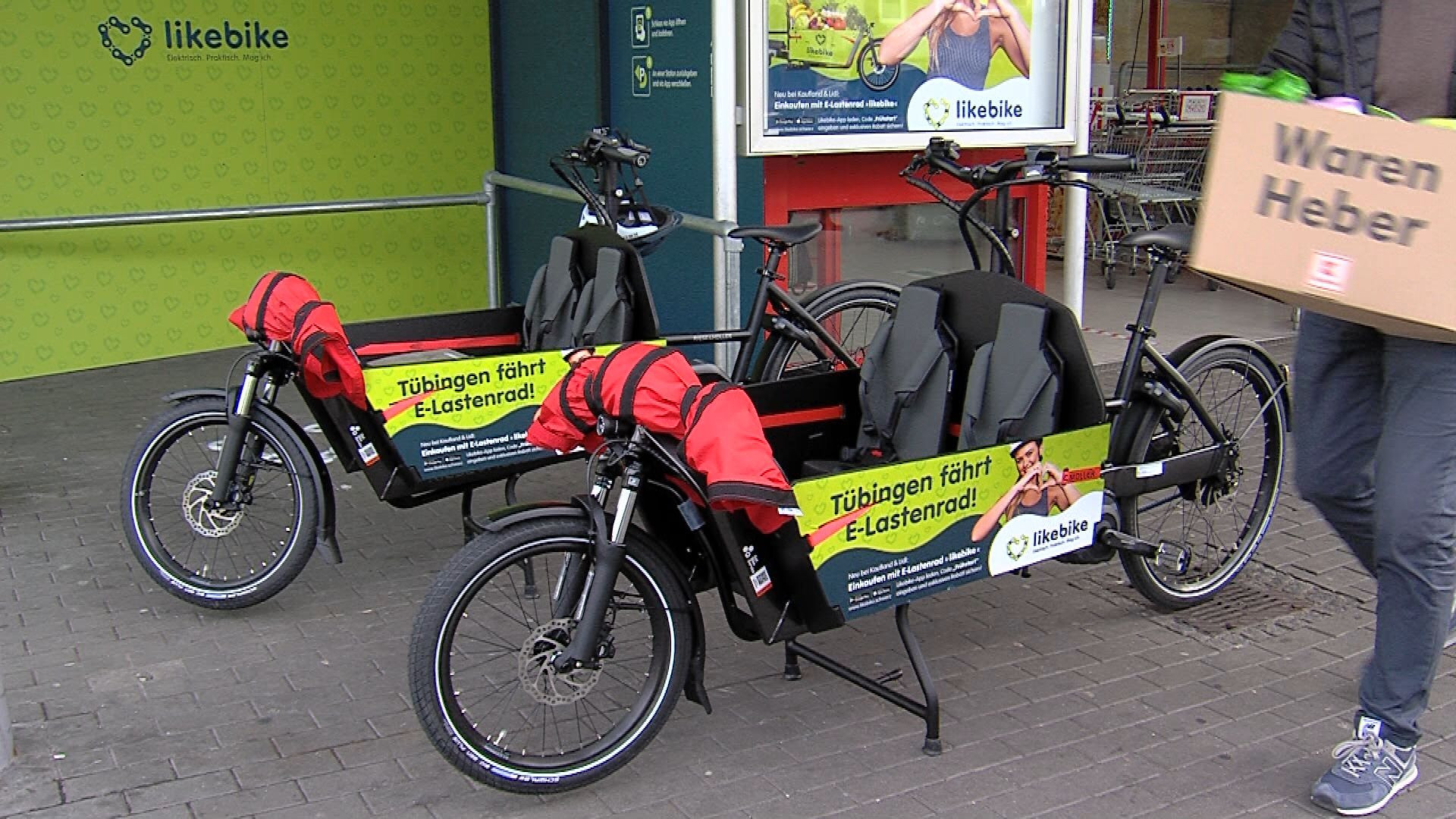 "likebike" vorgestellt - Per E-Lastenrad den Wocheneinkauf nach Hause ...